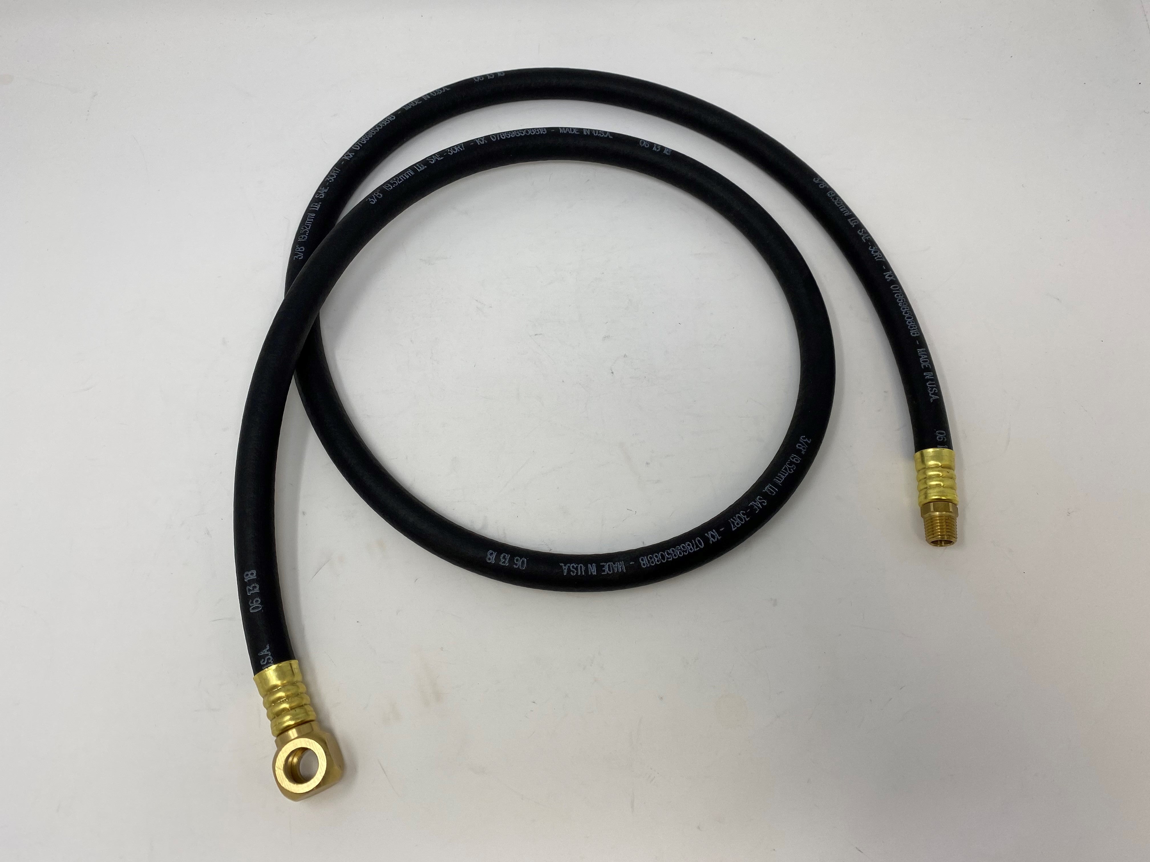 engine-oil-pan-drain-hose-indmar-60"-banjo-body – Bakes Marine
