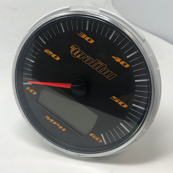 Malibu Boats Speedometer Gauge with LCD Black & Amber – Bakes Online