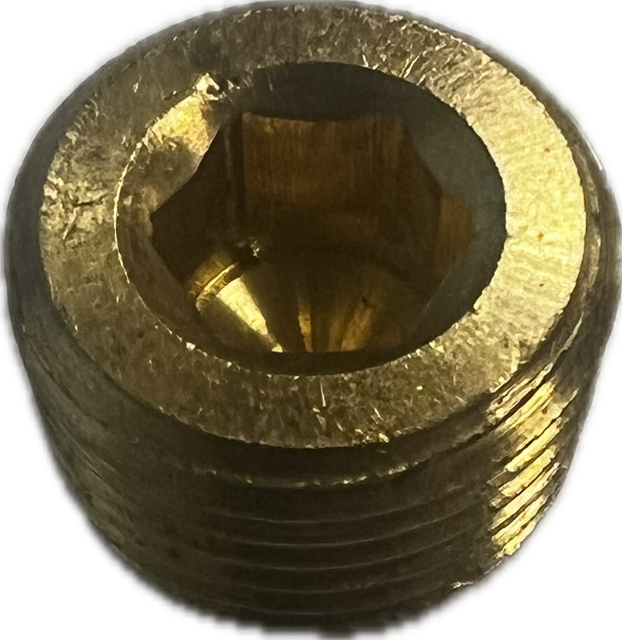 Indmar Plug Brass 1/2 NPT – Bakes Marine