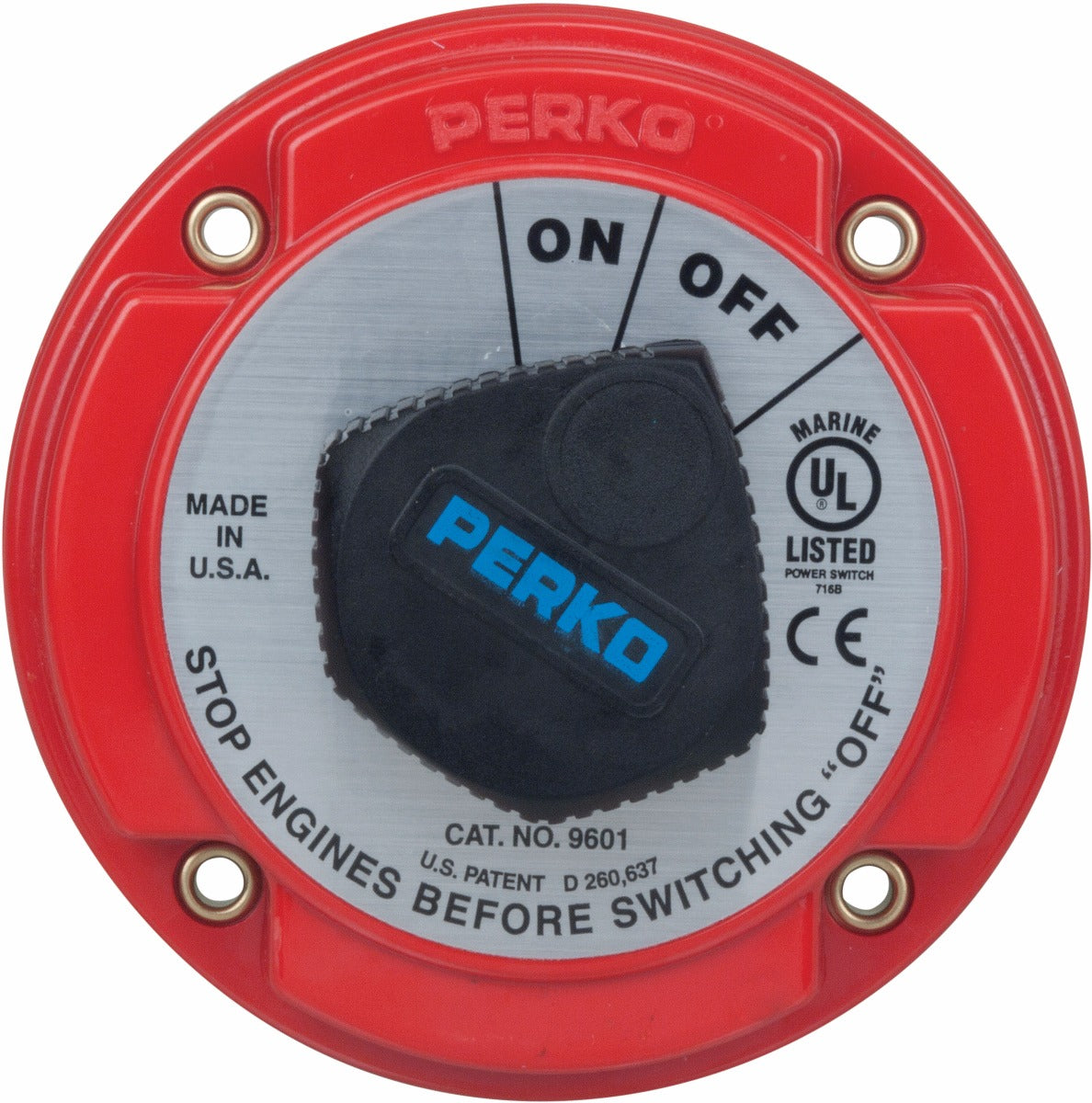 Perko Main On-Off Battery Disconnect Switch – Bakes Marine