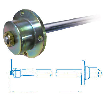 Marine Hardware 1-1/8 Inch Prop Shaft & ZF Hurth V-Drive Reverse ...